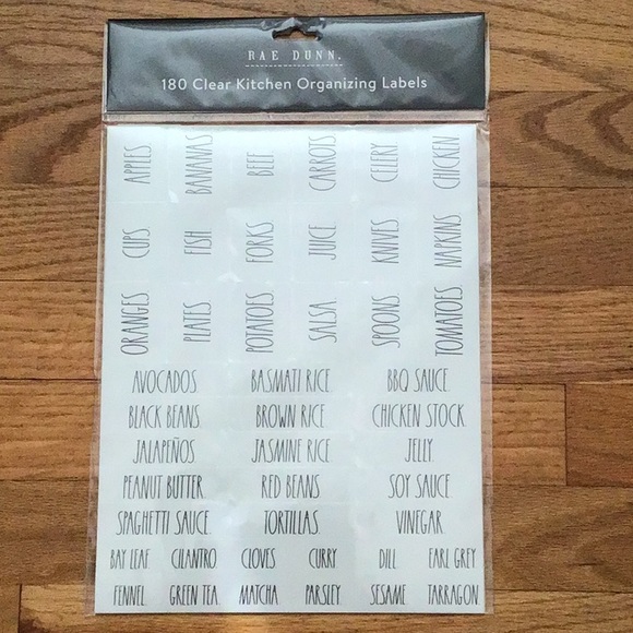 Rae Dunn | Storage & Organization | Rae Dunn Home Organizing Labels 8 ...